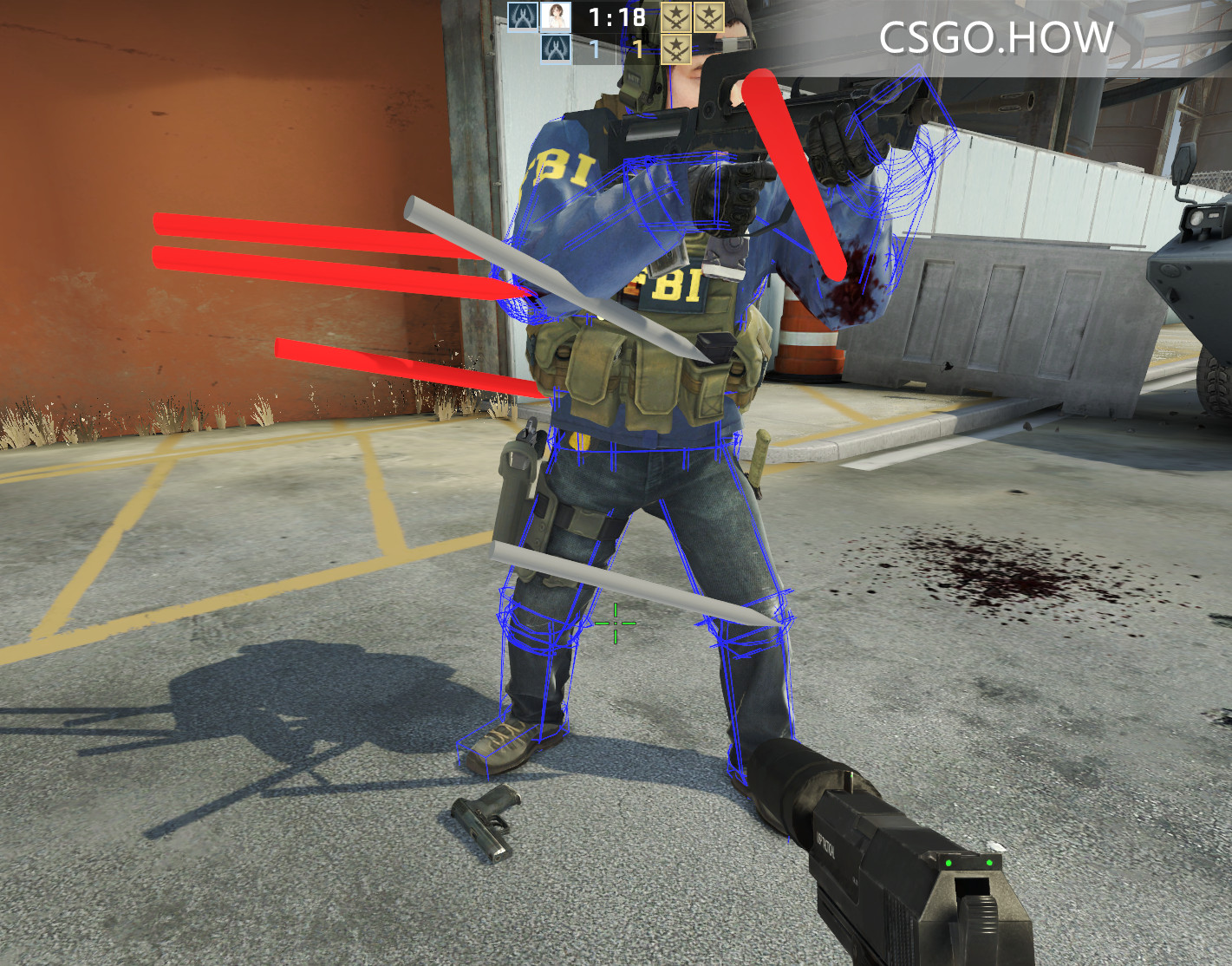 CSGO显示Hitbox模型、子弹命中位置控制台指令 - CSGO.HOW
