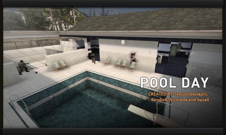 CS经典地图Pool Day的演变史：从CS1.6到CS新版本 - CSGO.HOW